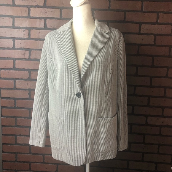 Philosophy | Jackets & Coats | Philosophy Black And White Striped ...
